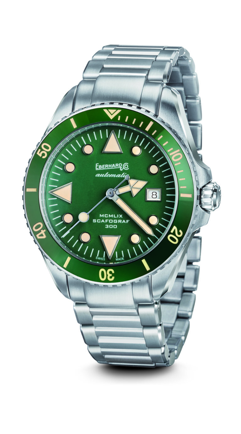 Eberhard & Co., Scafograf 300 e 200, tra verde e DLC – Time over – La ...